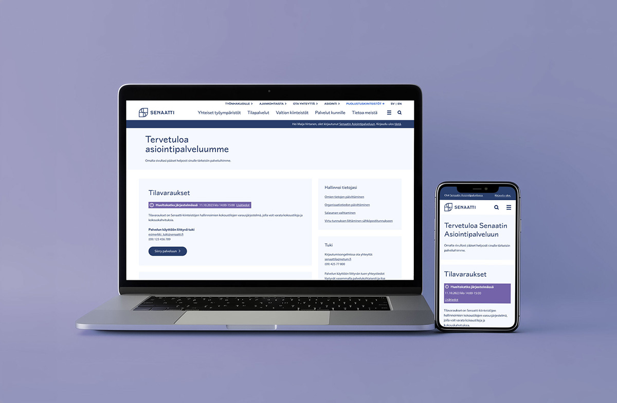 Senaatin uusi asiointipalvelu selkeyttää digitaalista asiakaskokemusta ...